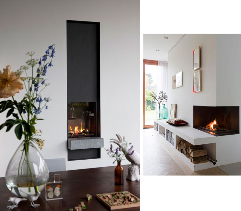 Modern fireplaces to cosy up your home - Lanalou Style